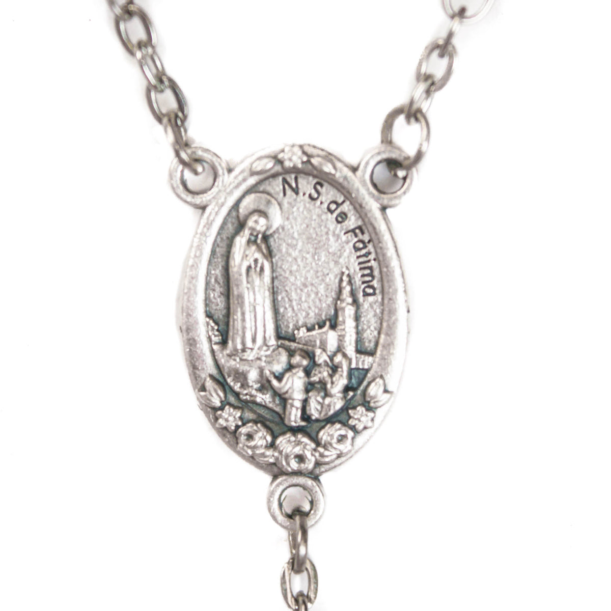 Sacred Heart of Jesus & Fatima Rose Wood Rosary (Medium) – Versensens